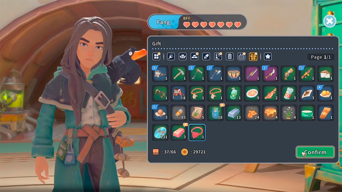 My Time At Sandrock: Fang Gift Guide (How To Romance) - Gamepur