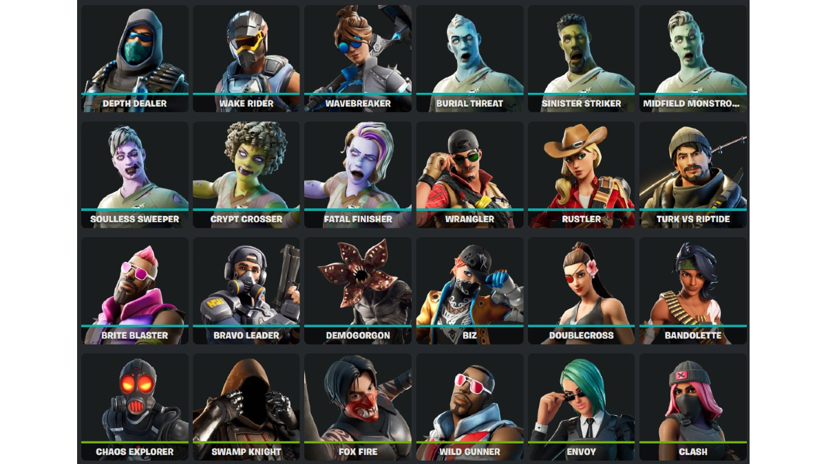Every Age-Restricted Skin & Cosmetic Item In Fortnite