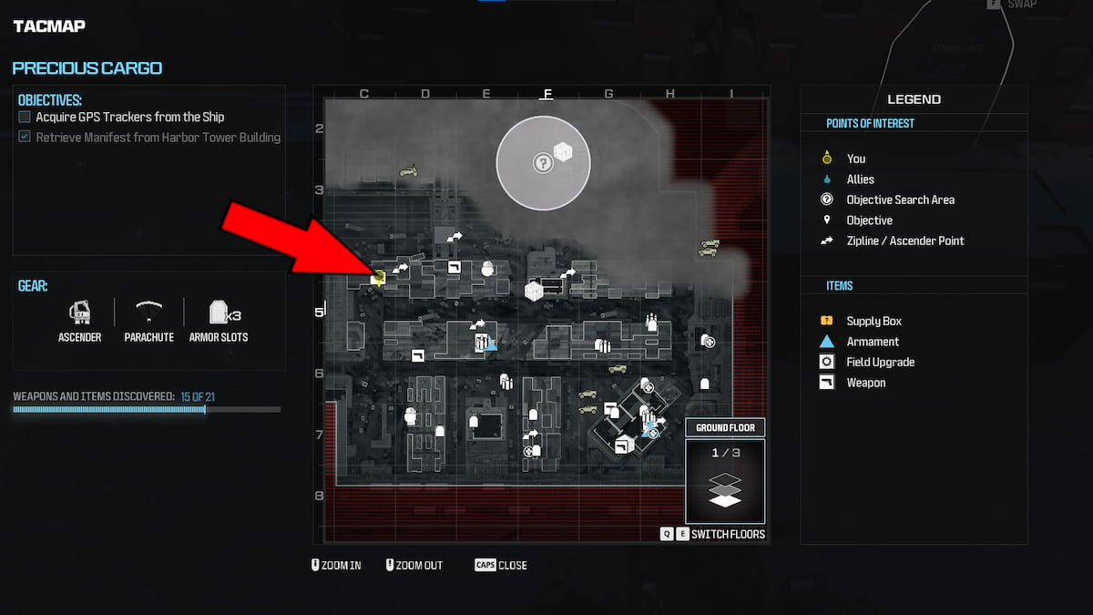 All Weapons & Item Locations for Precious Cargo in CoD Modern Warfare 3 ...