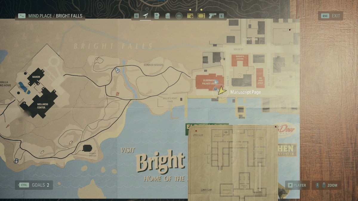 All Manuscript Page Locations at Bright Falls in Alan Wake 2 - Gamepur