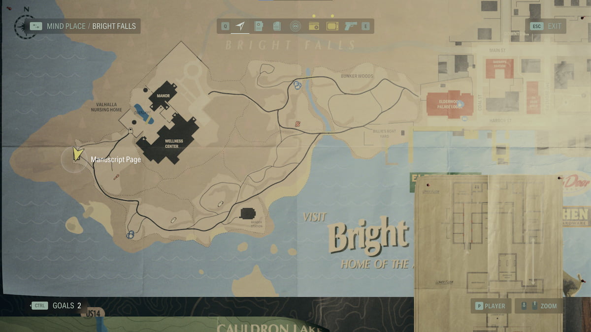 All Manuscript Page Locations at Bright Falls in Alan Wake 2 - Gamepur