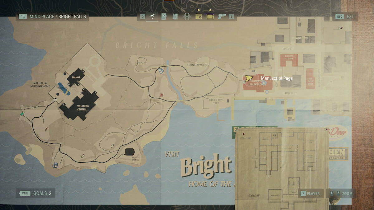 All Manuscript Page Locations at Bright Falls in Alan Wake 2 - Gamepur