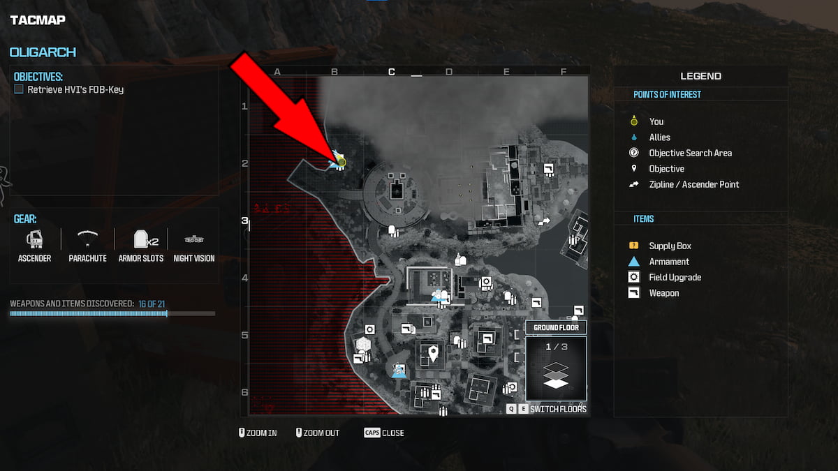 All Weapon & Item Locations for Oligarch in CoD Modern Warfare 3 - Gamepur