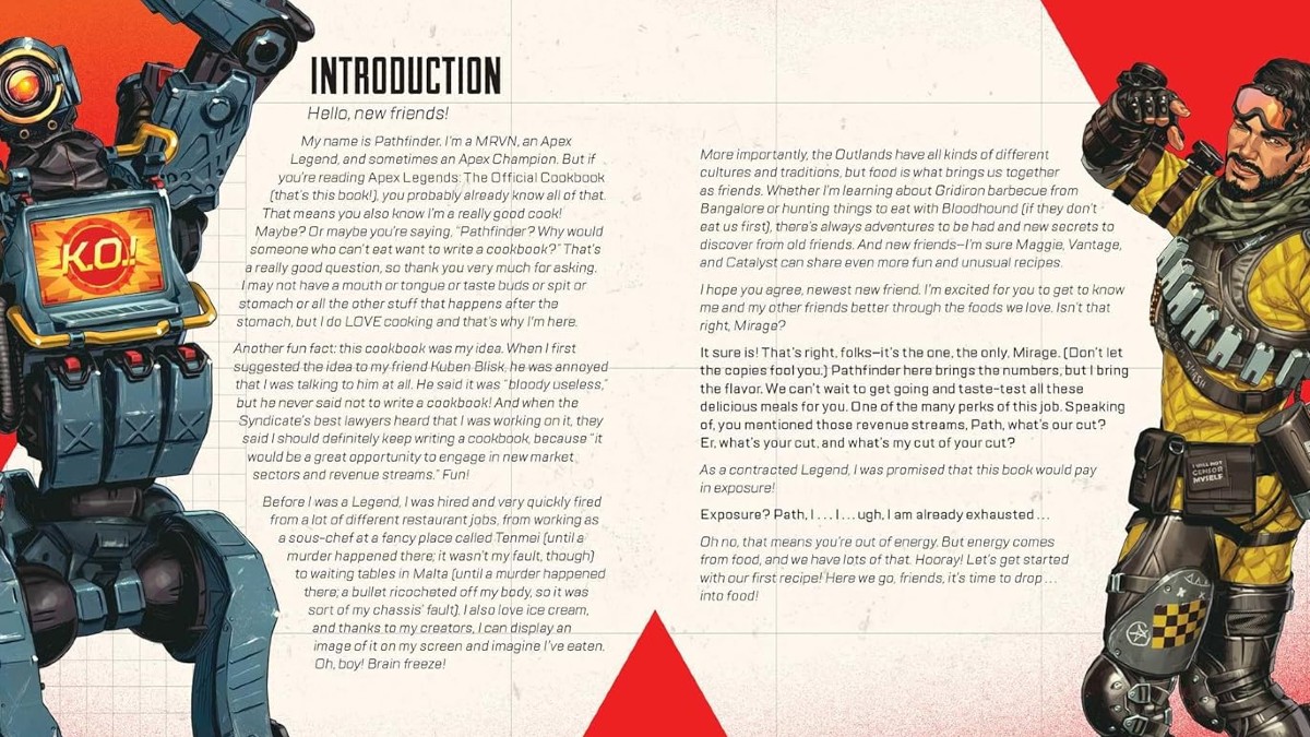 Apex Legends Official Cookbook Review - Daring Recipes for Gamers - Gamepur