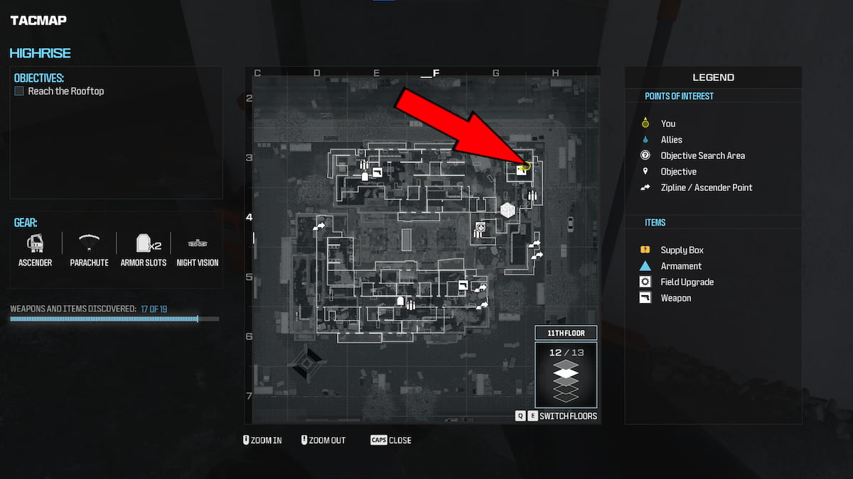 All Weapon & Item Locations for Highrise in CoD Modern Warfare 3 - Gamepur
