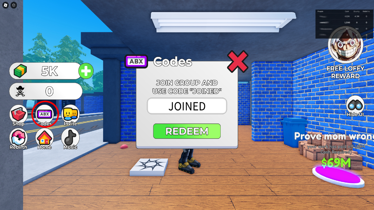 Become Pirate King and Prove Mom Wrong Codes - Gamepur