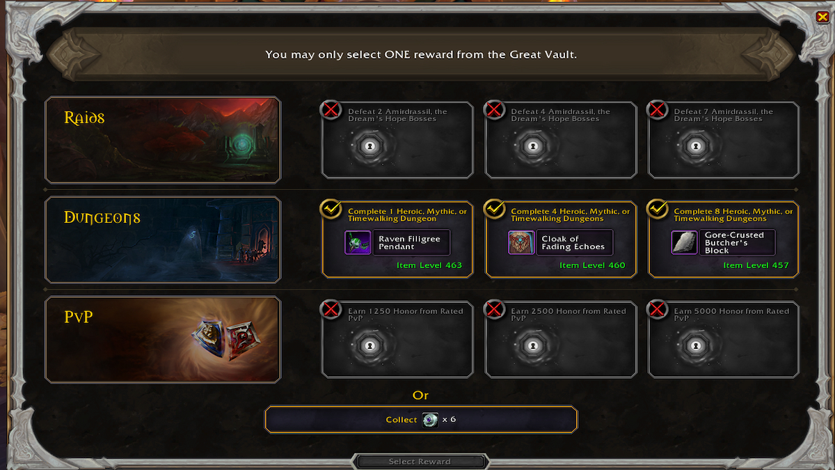 How The Great Vault Works in WoW: All Objectives & Rewards - Gamepur