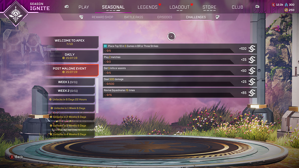 How to Get Camo Credits During Apex Legends' Post Malone Event