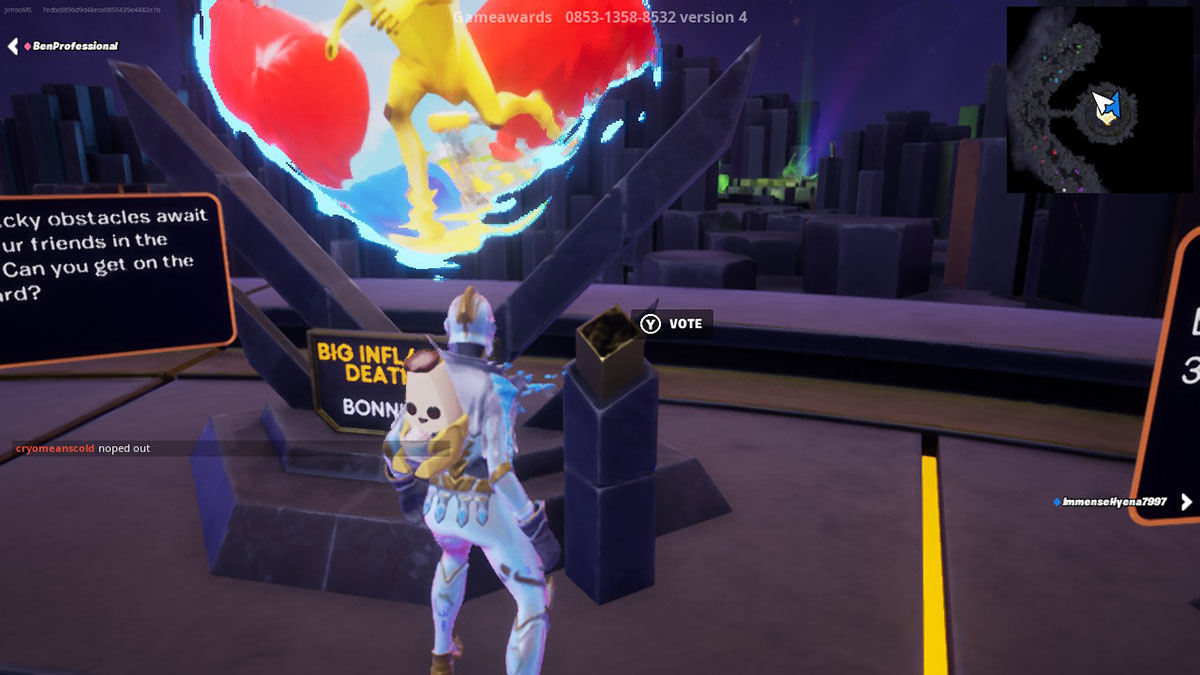 How To Vote For Fortnite Island Of The Year During Game Awards 2023