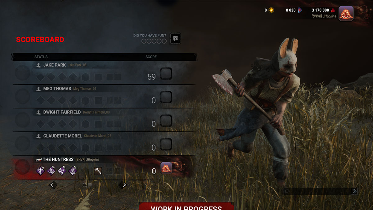 Dead by Daylight November Developer Update - Player Cards, Trickster ...