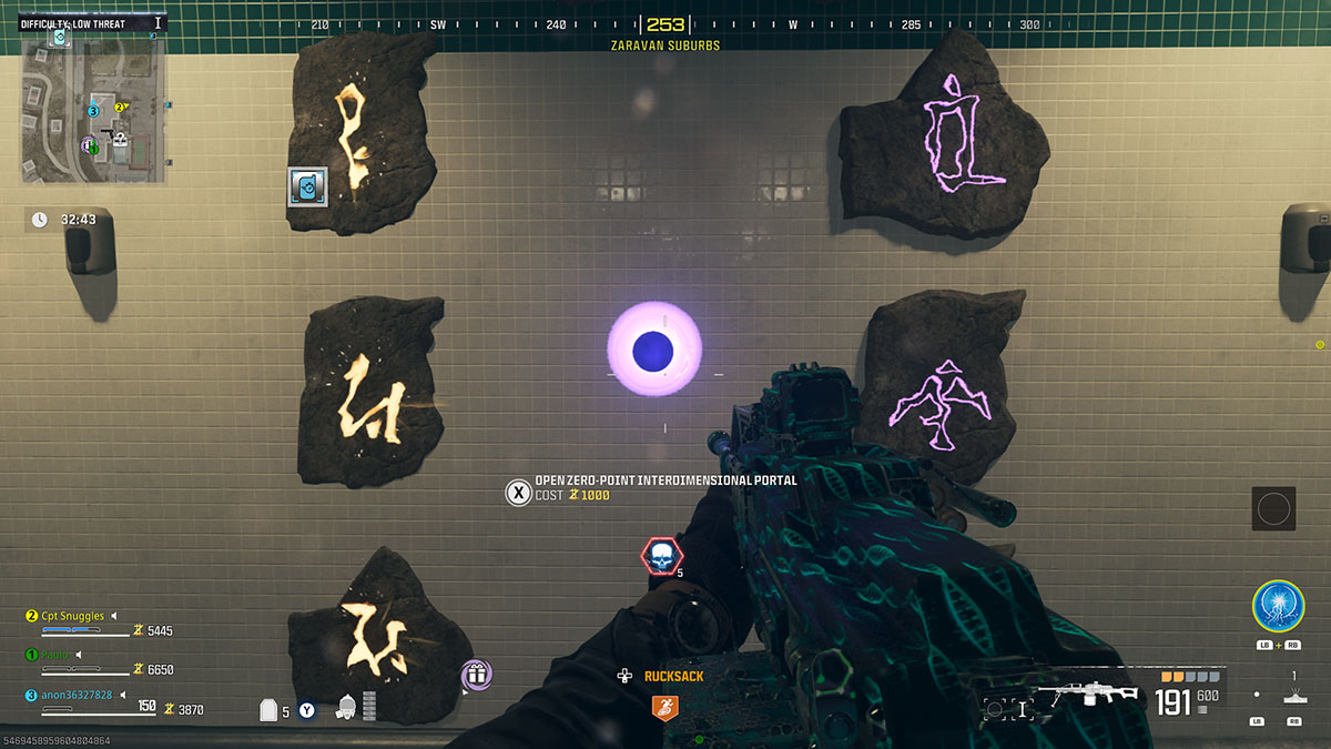 All Portal Locations and Symbol Codes in CoD: Modern Warfare 3 Zombies