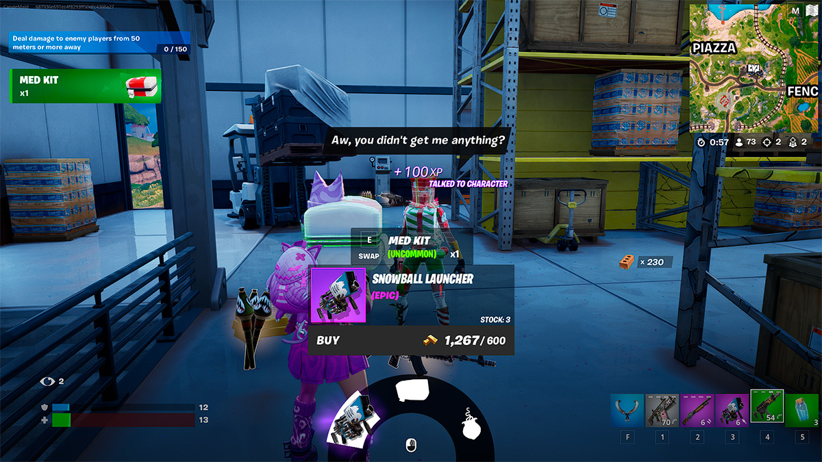 How to Get a Snowball Launcher in Fortnite Winterfest 2023 - Gamepur