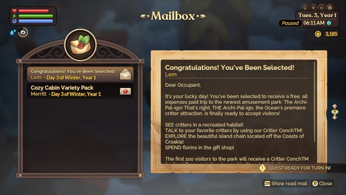 How to Start Fae Farm's DLC: Coasts of Croakia - Gamepur