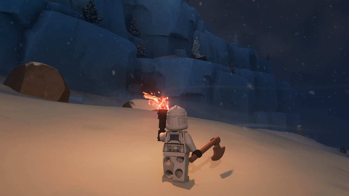 How To Get Frostpine and Frostpine Rods In LEGO Fortnite - Gamepur