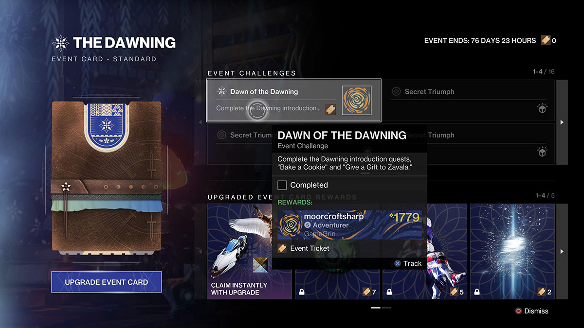 All Destiny 2 The Dawning 2023 Event Challenges & How to Complete Them