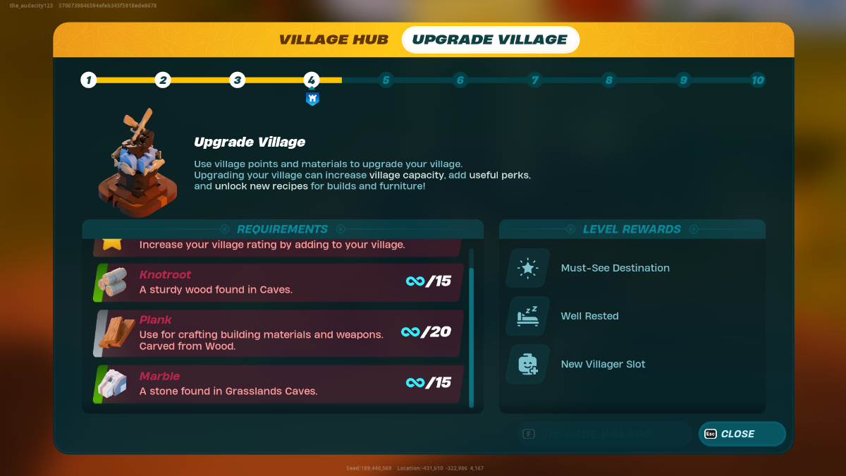 All LEGO Fortnite Village Tiers, Bonuses, & Upgrade Costs - Gamepur