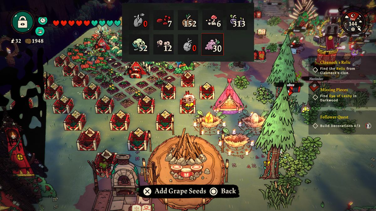 How To Get Grapes In Cult of the Lamb (& Top Tips For Farming) - Gamepur