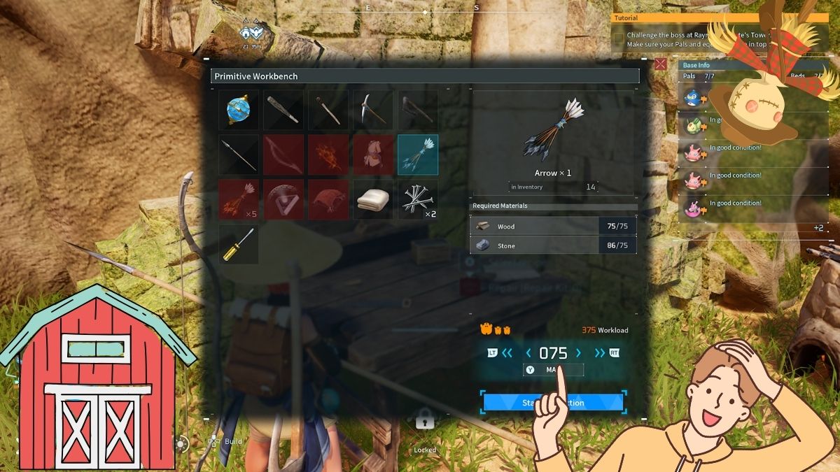 How to Farm Arrows in Palworld (Craft All Arrow Types Quickly)