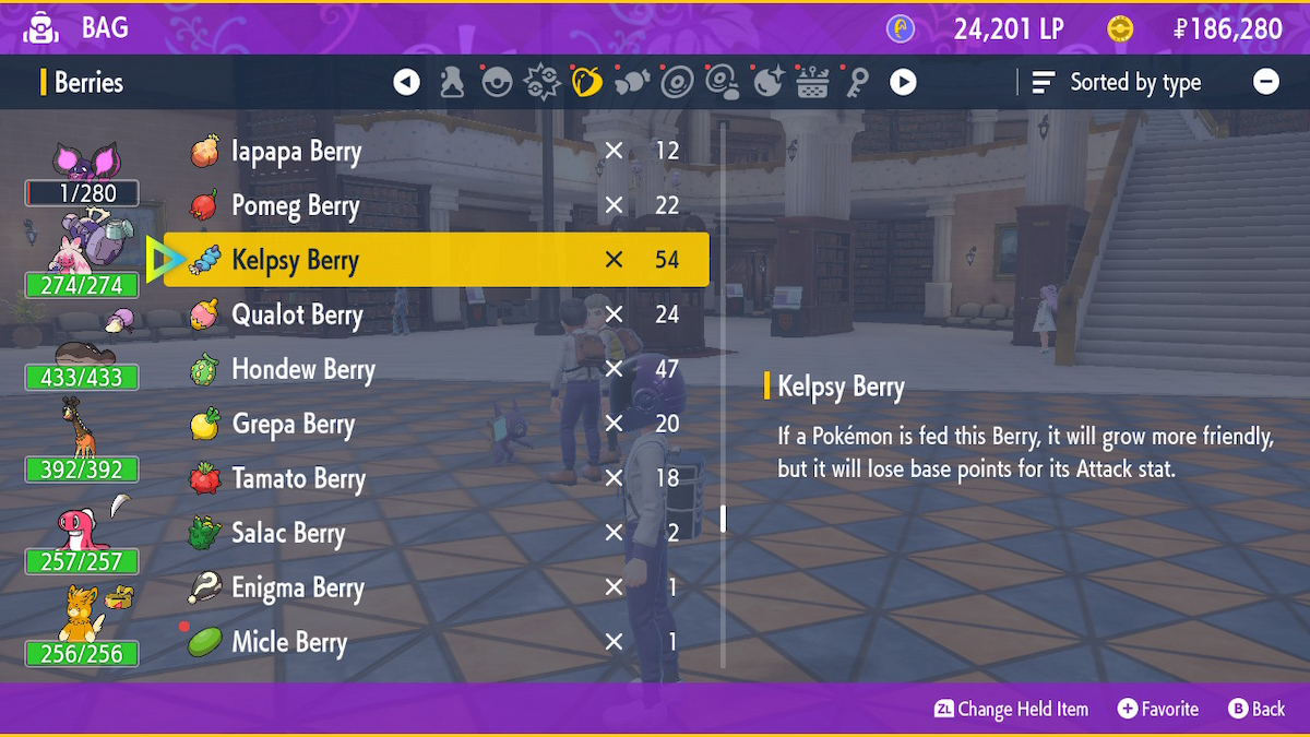 Indigo Disk Competitive Berry Guide: How to Prepare Competitive Pokemon ...