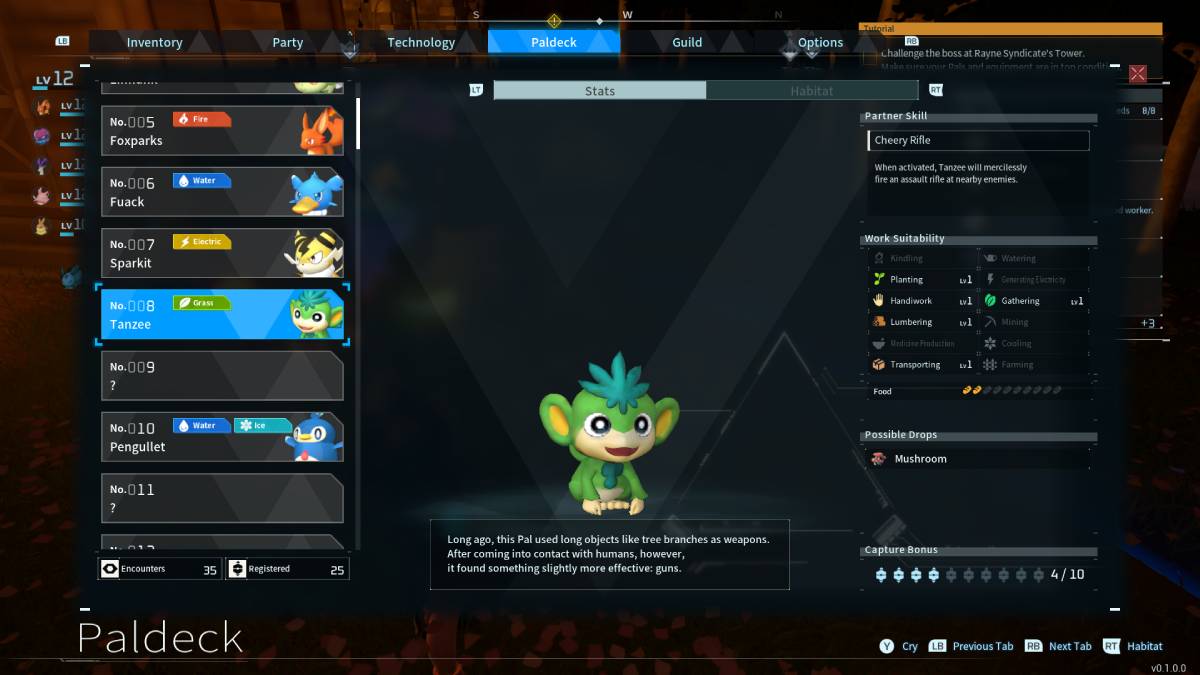Where To Find Tanzee in Palworld: Best Pal For Early Game Farming - Gamepur