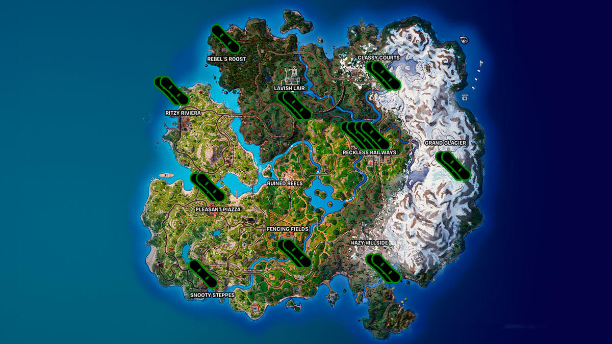 How to Find TMNT Driftboards in Fortnite TMNT - Gamepur