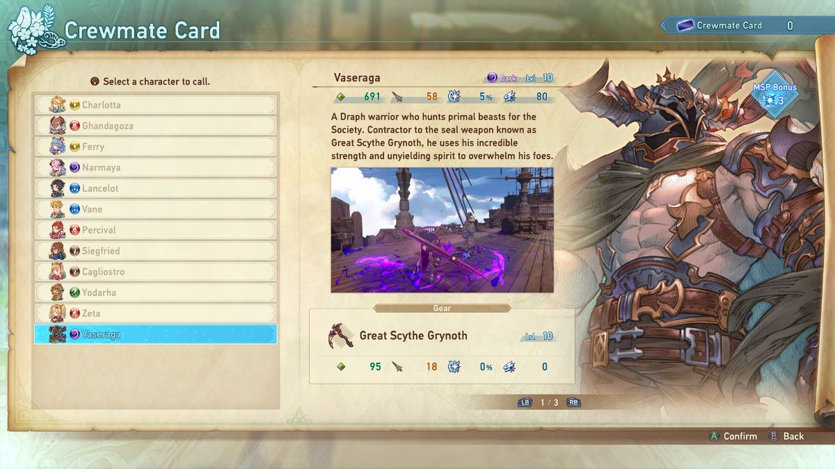 How to Get Crewmate Cards & Best Characters to Pick in Granblue Fantasy ...
