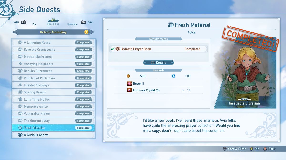 How to Complete All Folca Side Quests in Granblue Fantasy: Relink - Gamepur