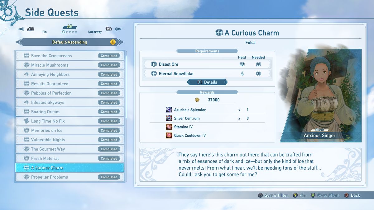 How to Complete All Folca Side Quests in Granblue Fantasy: Relink - Gamepur