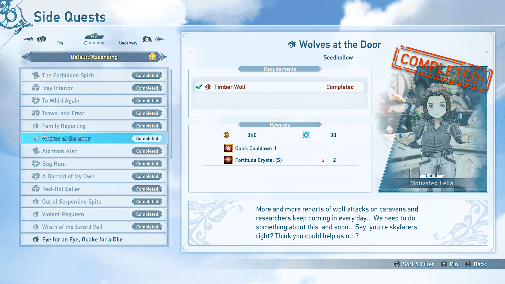 All Seedhollow Side Quests in Granblue Fantasy: Relink & How to ...