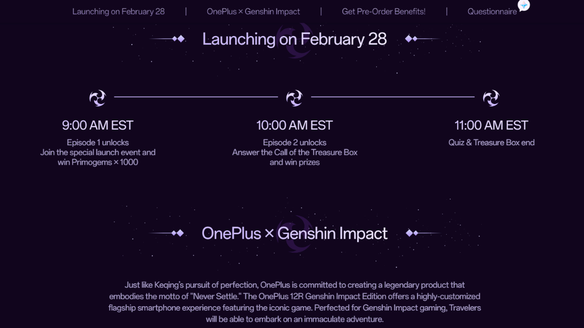 Genshin Impact OnePlus Launch Event: What It Is & How to Participate ...