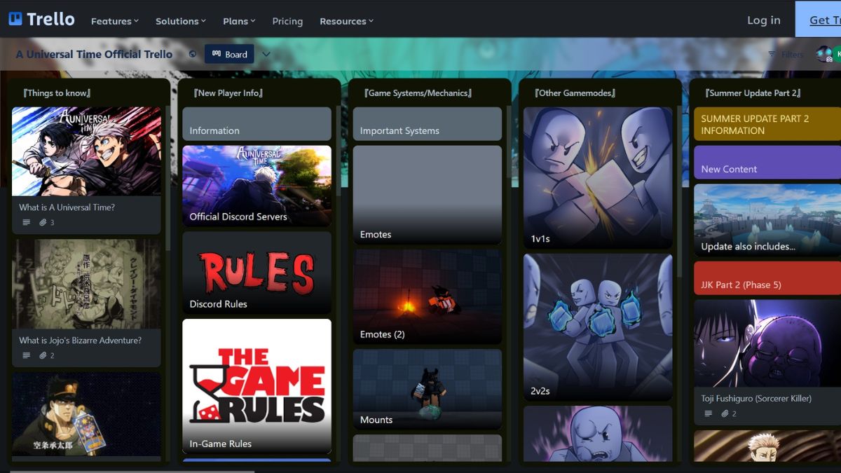 A Universal Time Trello Link And Discord Server (August 2024) - Gamepur