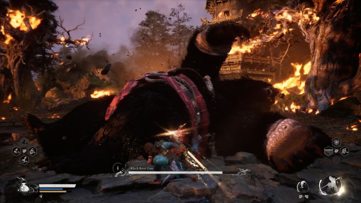 How To Beat Black Bear Guai In Black Myth Wukong - Gamepur