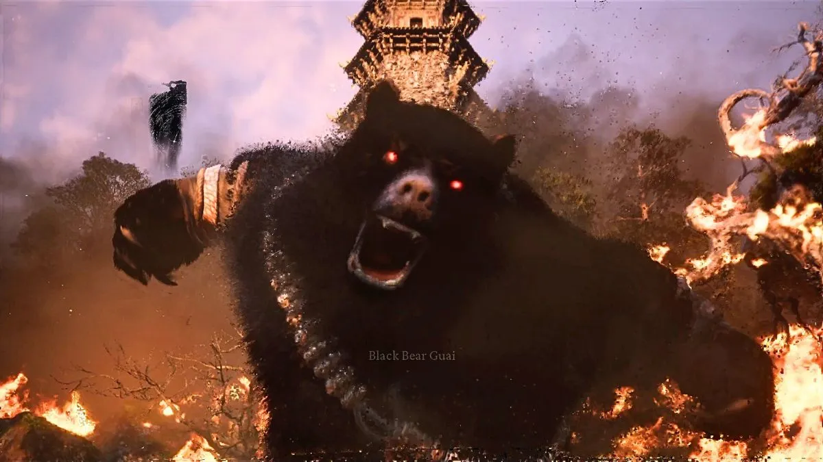 How To Beat Black Bear Guai In Black Myth Wukong - Gamepur