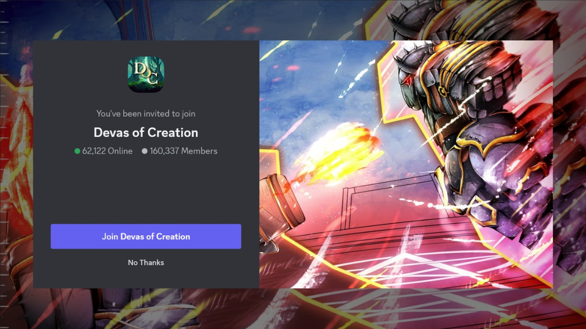 Devas of Creation Trello Link & Discord Server (September 2024) - Gamepur