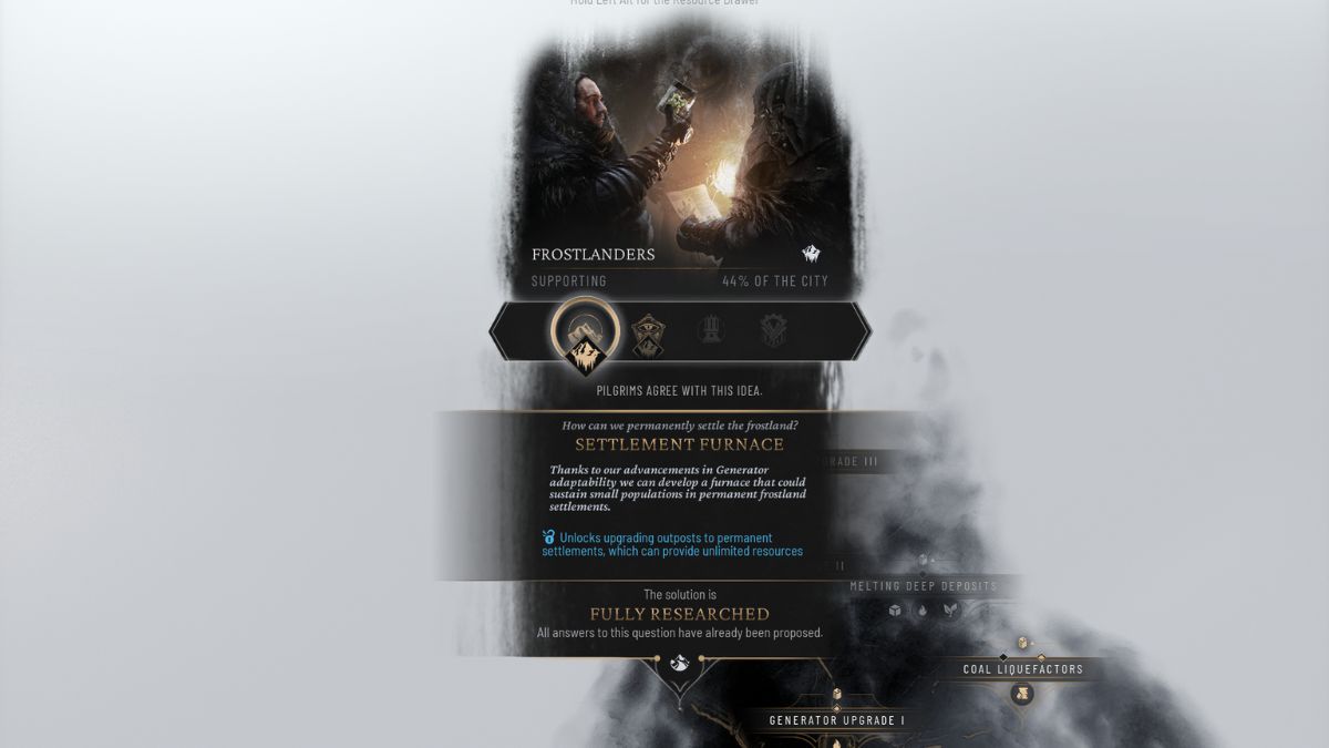Frostpunk 2: How To Get Infinite Resources [Heat, Food, Materials ...