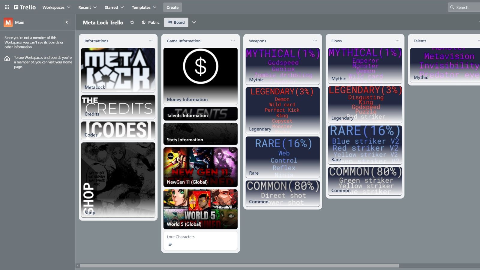 Meta Lock Trello Link And Discord Server - Gamepur