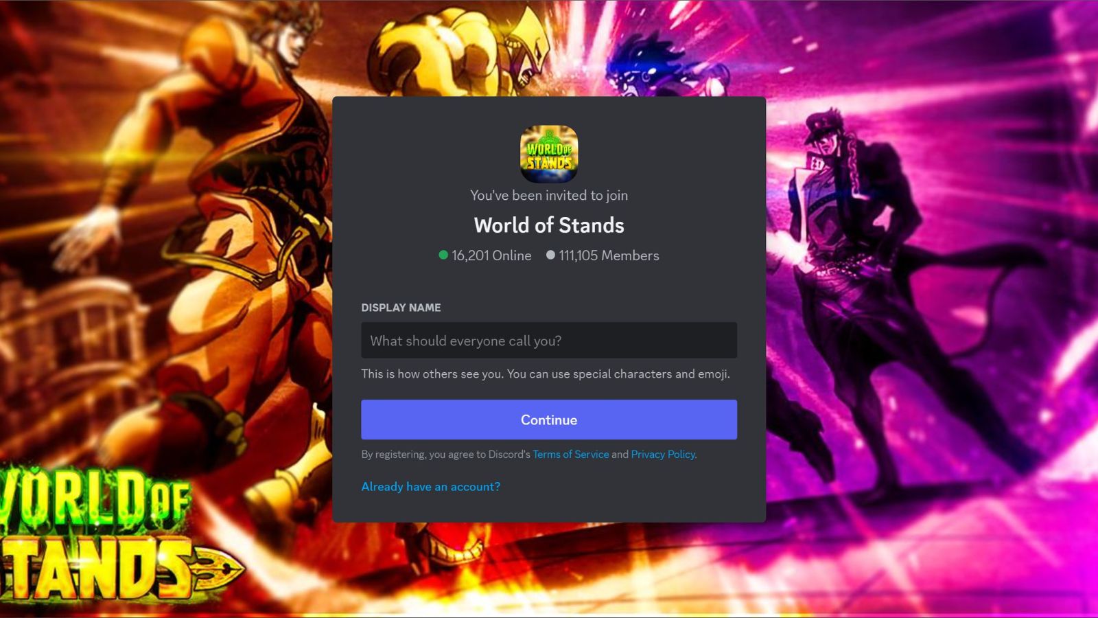 Serveur Trello et Discord Worlds Of Stands - Gamingdeputy France