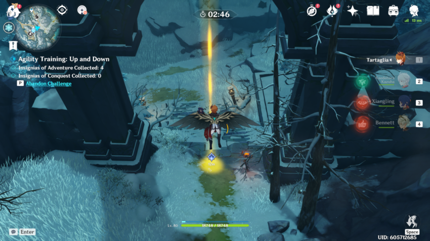 Genshin Impact: Dragonspine Special Training – Agility Training Day Two ...