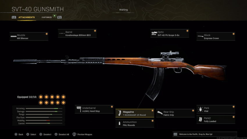 Best SVT-40 loadout in Call of Duty: Vanguard and Warzone Pacific - Gamepur