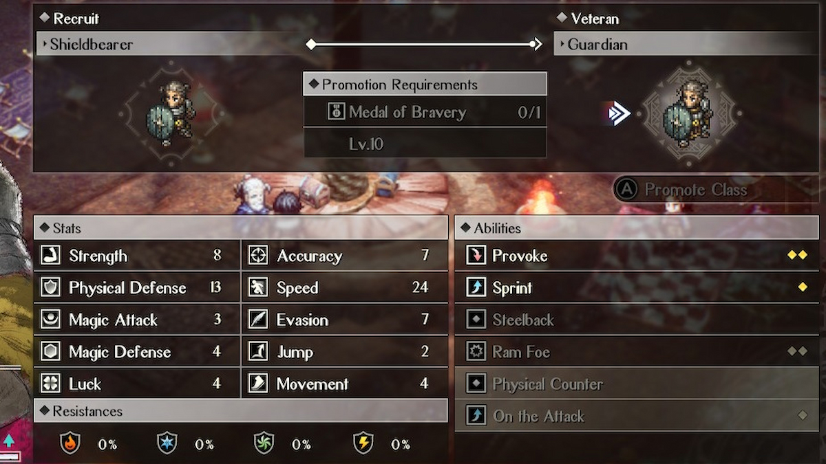 How to promote classes in Triangle Strategy - Gamepur