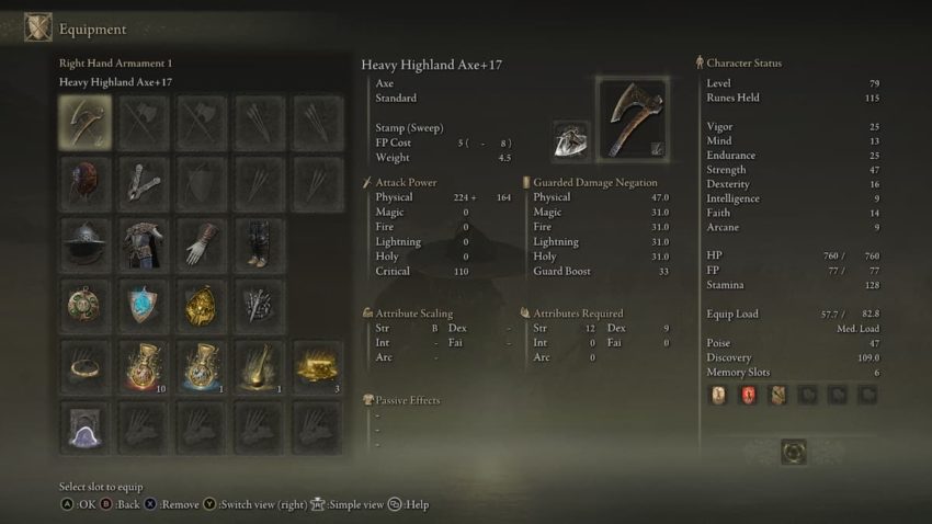 How to interpret weapon stats in Elden Ring - Gamepur