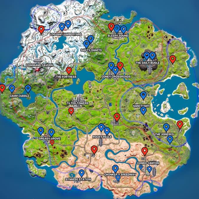 All Vending Machine locations in Fortnite Chapter 3 Season 2 - Gamepur