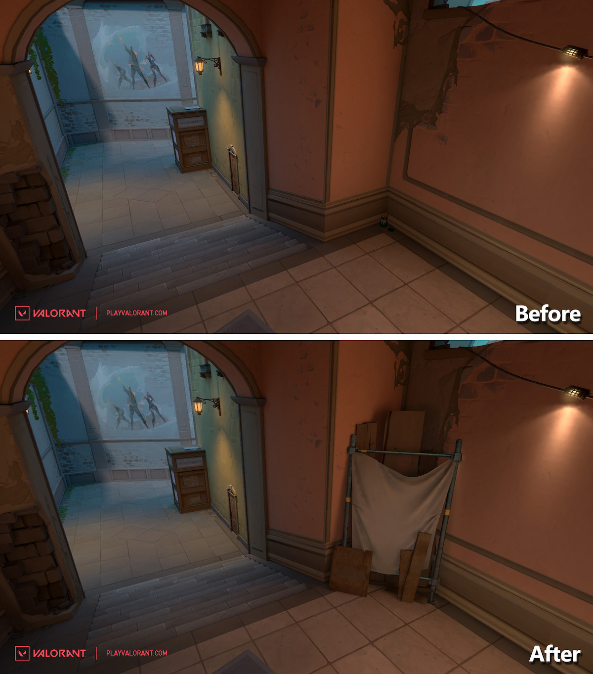 All changes to the updated Pearl map in Valorant - Gamepur