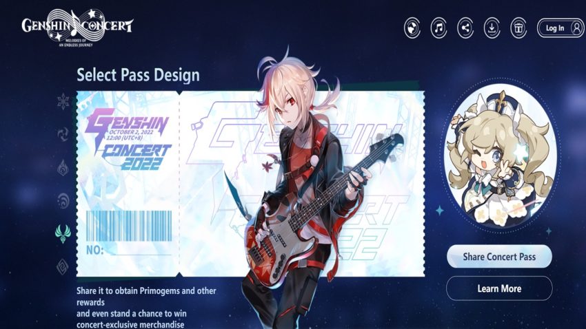 How to take part in the Genshin Concert 2022 web event – free Primogems ...