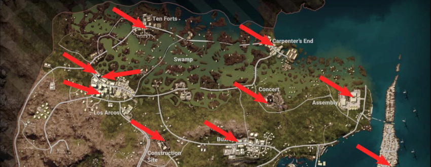 PUBG: расположение всех секретных комнат Дестона - NexusMoD.RU