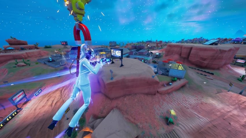 How To Shoot Targets While Ziplining In Fortnite Chapter 3 Season 4