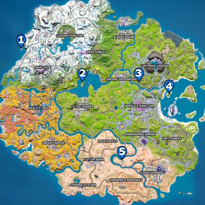 The best fishing locations in Fortnite – How to complete your fish ...