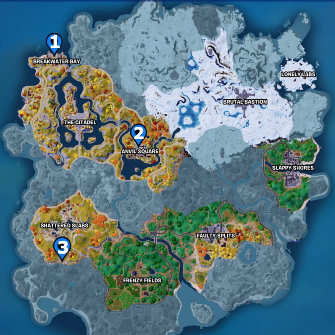 All Exotic weapon locations in Fortnite Chapter 4 Season 1 - Gamepur